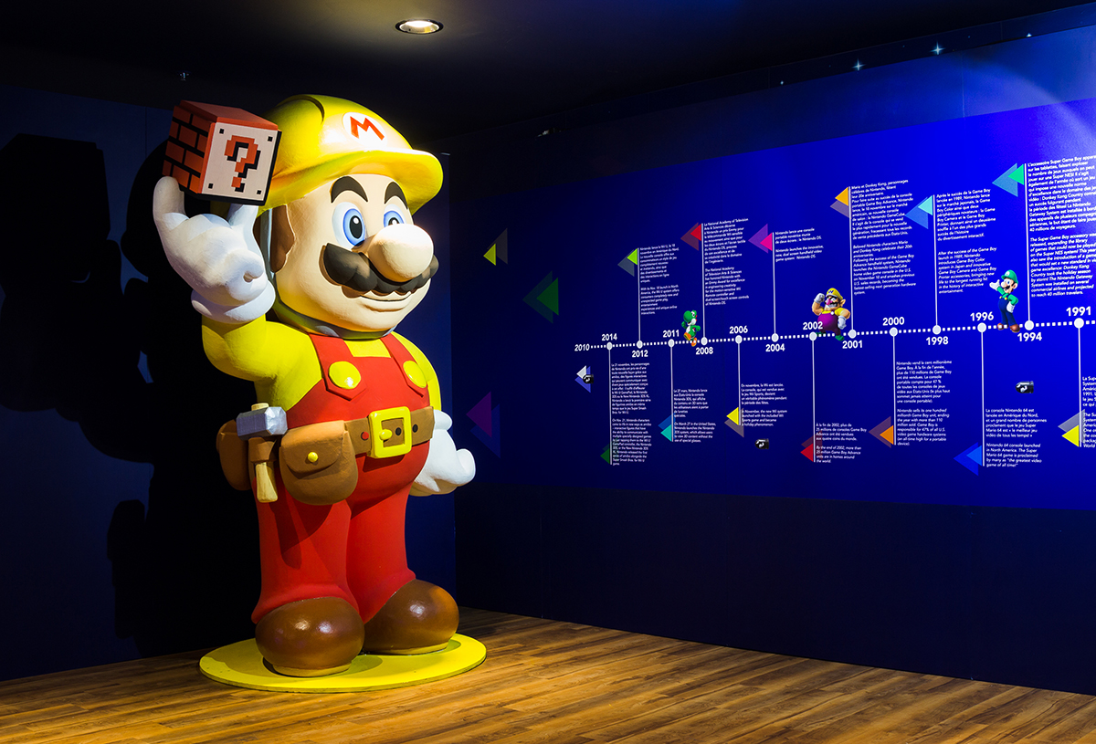 Une exposition pour les fans de Nintendo se déroule présentement à ...