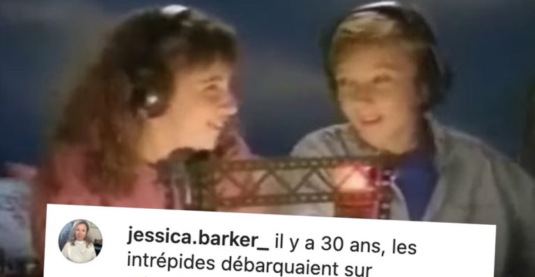 Jessica Barker souligne les 30 ans de l'émission Les Intrépides