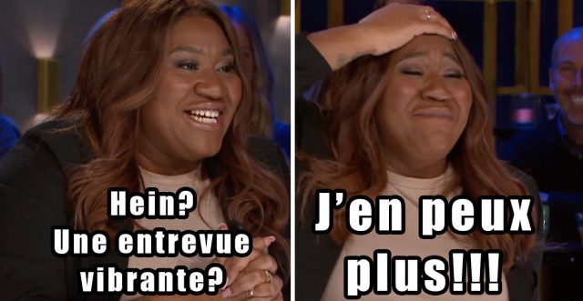 Plus rien ne va durant cette entrevue hilarante de Mélissa Bédard