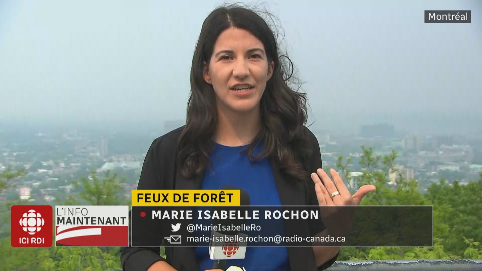 La journaliste Marie Isabelle Rochon a eu toute une surprise à ses ...