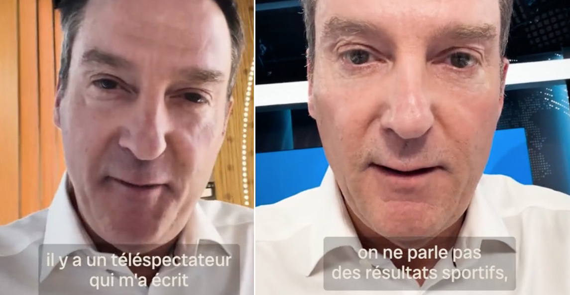 Patrice Roy répond à un téléspectateur qui se questionne pourquoi on ...