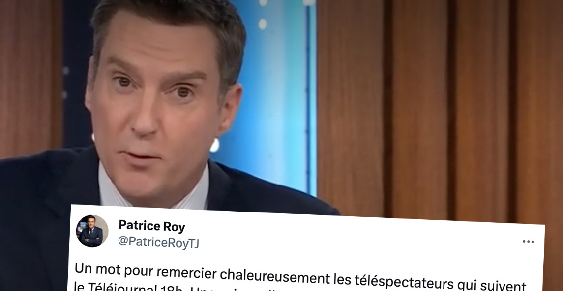 Patrice Roy commente le record du Téléjournal de 18h