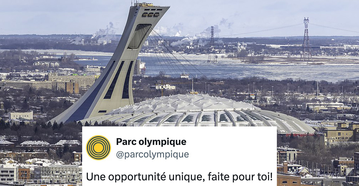 C'est ta chance si tu veux travailler sur le nouveau toit du Stade ...