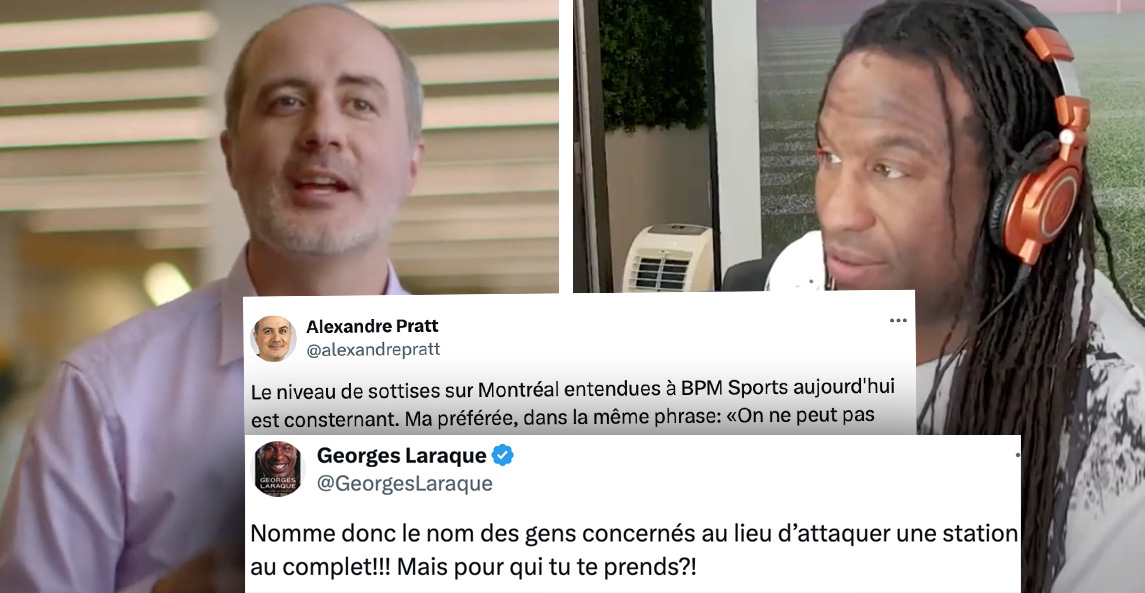 Ça brasse entre le journaliste de La Presse Alexandre Pratt et Georges ...
