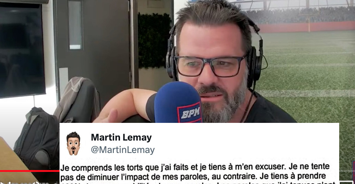L'animateur de radio Martin Lemay s'excuse suite à ses propos inappropriés