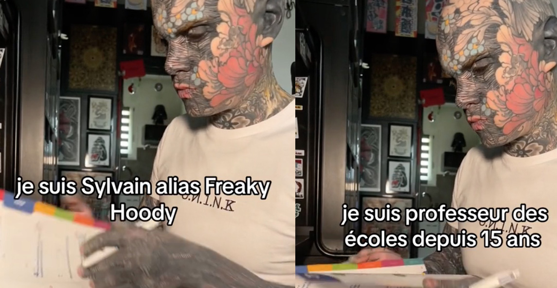 Le professeur le plus tatoué du monde est français