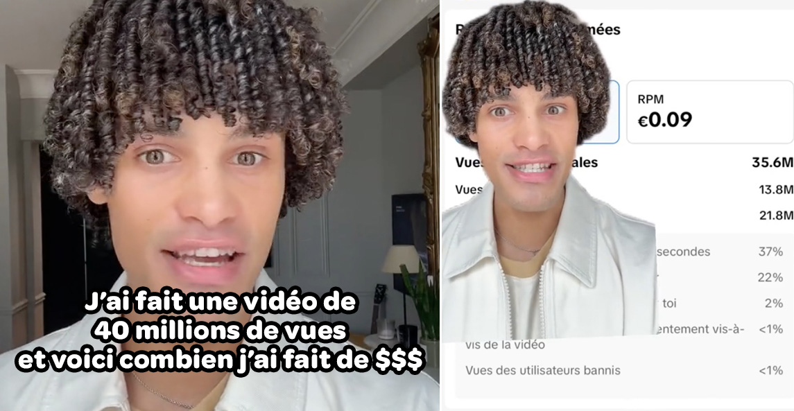 Un influenceur dévoile combien il a fait d'argent sur TikTok avec sa ...