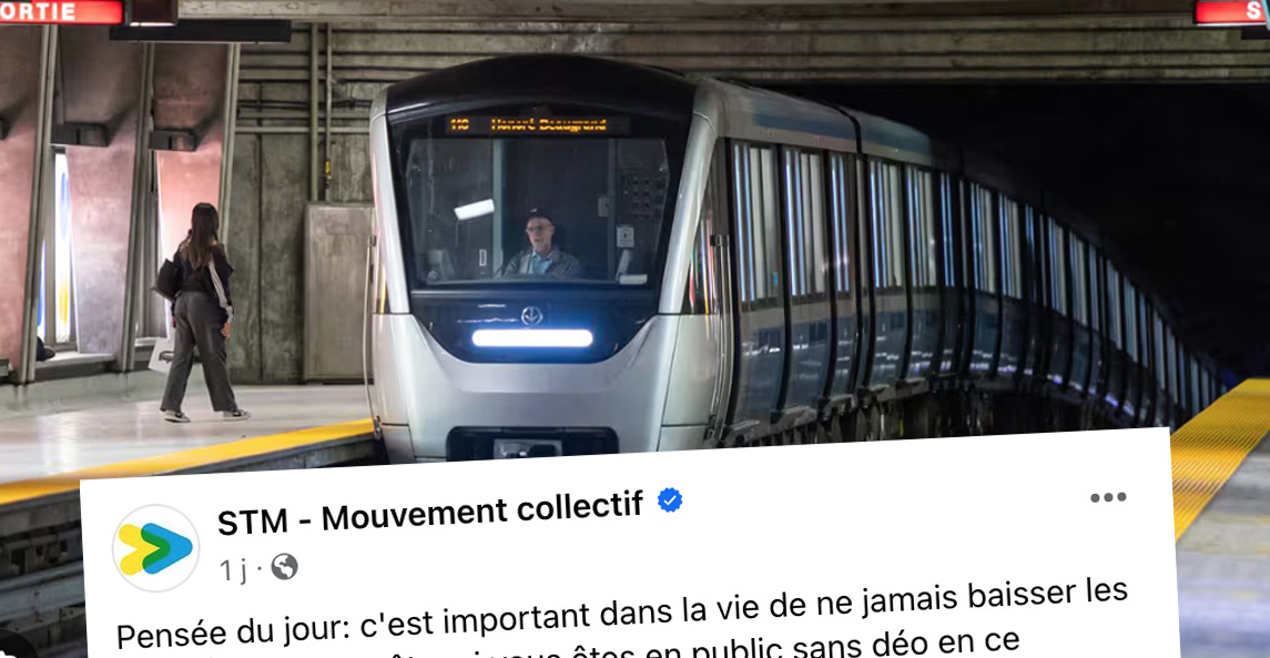 La STM est tannée des gens qui puent dans le métro de Montréal