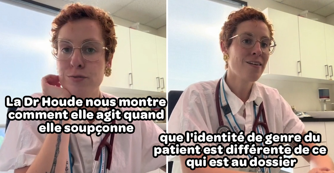 La médecin Michelle Houde nous montre comment elle agit quand elle ...