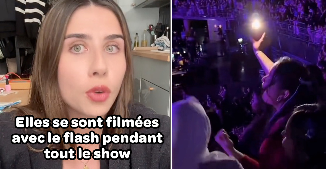 Des influenceuses gâchent le show de toute une rangée car elles se ...