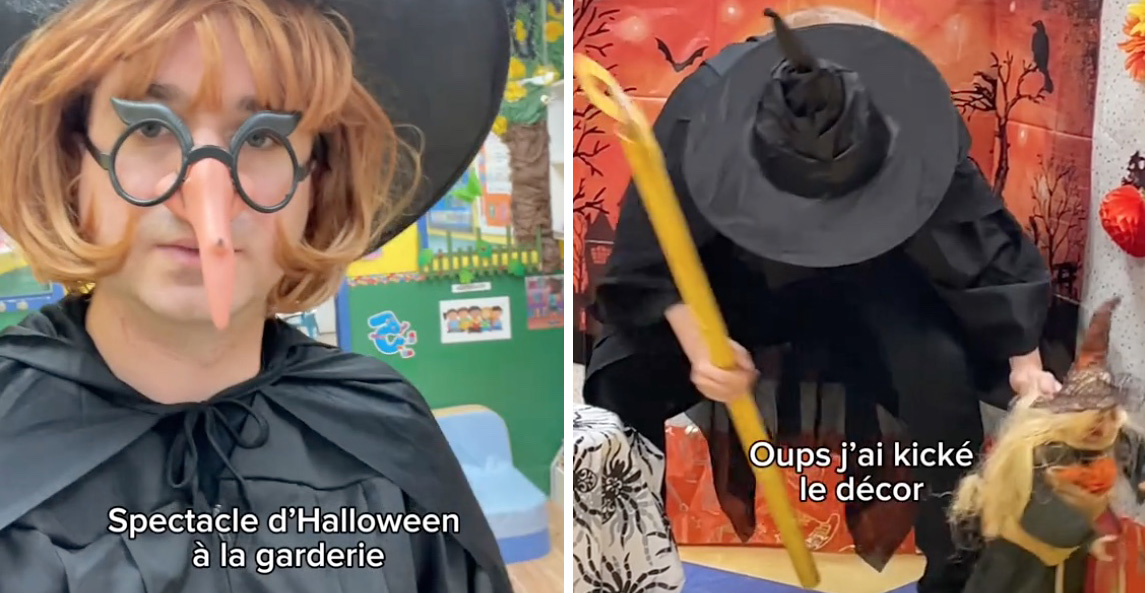 Arnaud Soly fait un spectacle d'humour dans un garderie et les enfants ...