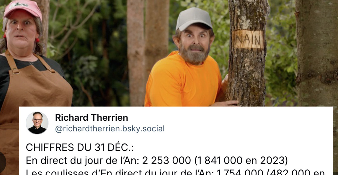 Le Bye Bye 2024 a enregistré une baisse d’audience d'environ 10% par ...