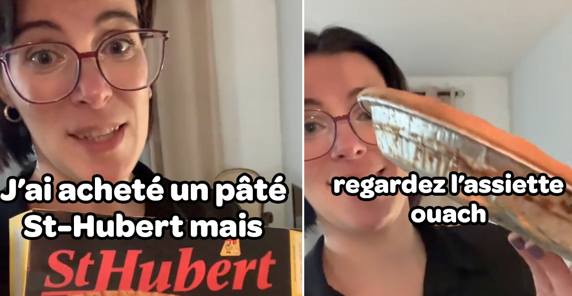 Cette femme du Québec découvre que son pâté St-Hubert est dans une ...