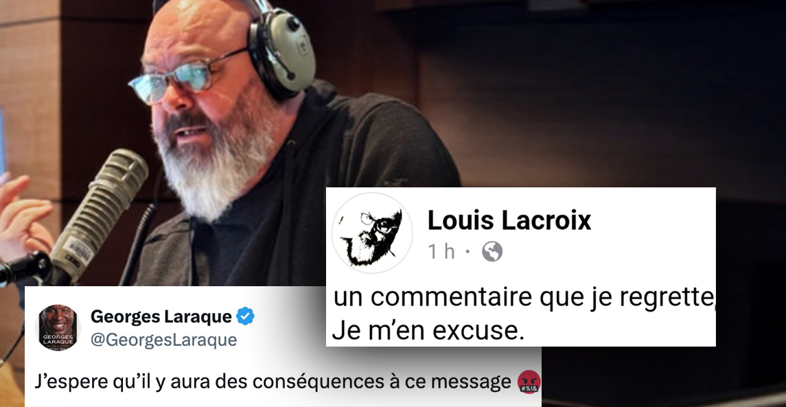 L'animateur Louis Lacroix du 98,5 FM est dans l'eau chaude suite à un ...