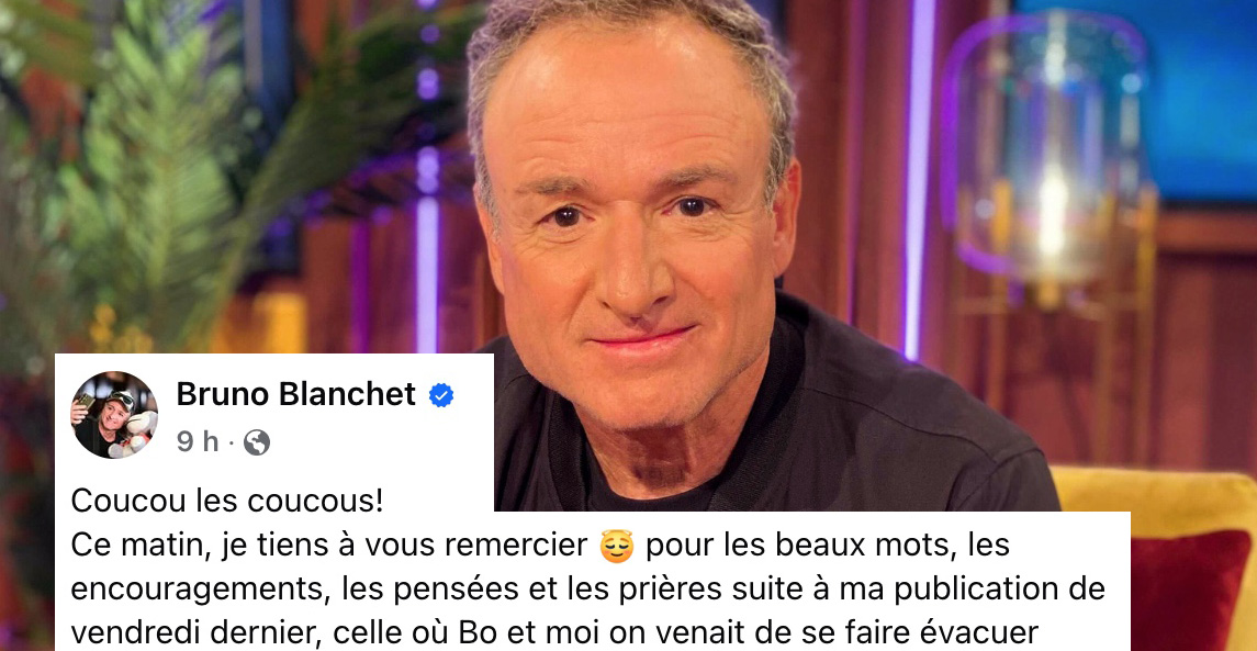 Bruno Blanchet parle avec émotion de son évacuation suite à un ...