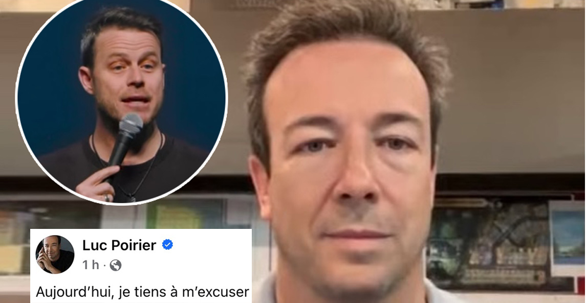 Luc Poirier présente ses excuses pour sa controverse avec Louis Morissette