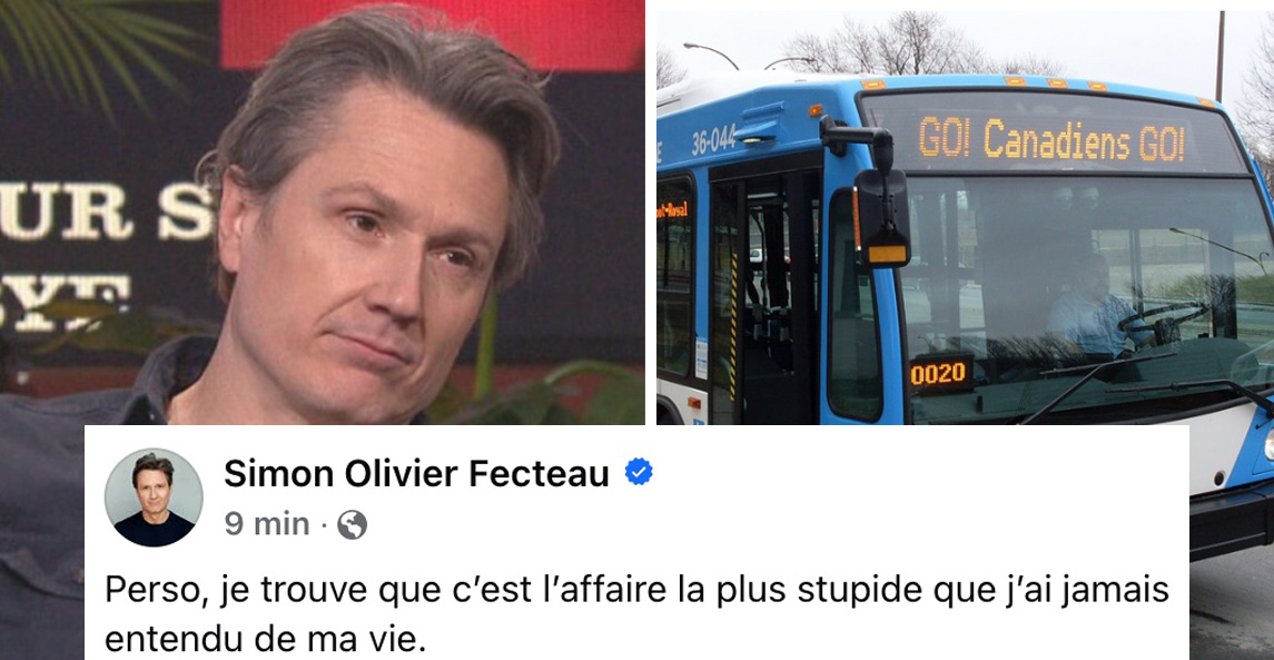 Simon Olivier Fecteau trouve ça vraiment stupide cette plainte faite à ...