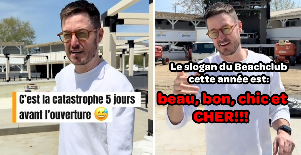 Olivier Primeau annonce que le slogan du Beachclub cette année est beau ...