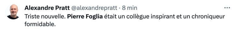 Le journaliste Pierre Foglia est décédé – Petit Petit Gamin