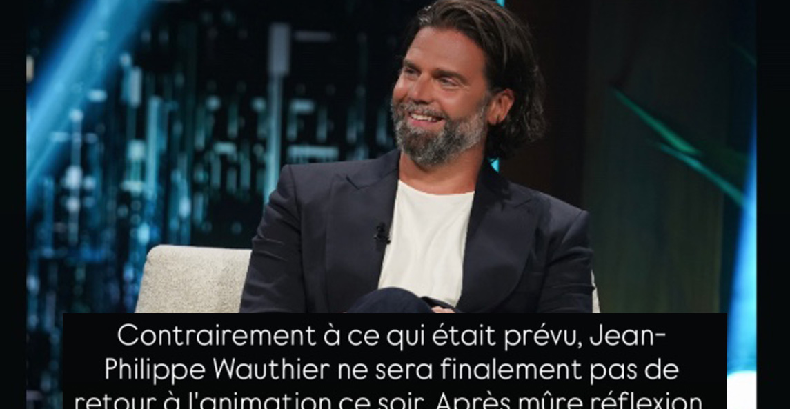Jean-Philippe Wauthier prolonge sa pause et ne revient pas à Bonsoir Bonsoir pour le moment