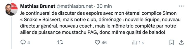 Après 8 ans à la radio c'est la fin de l'aventure pour le journaliste ...