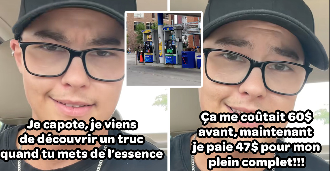 Ce gars au Québec dévoile un truc que les stations d'essence ne veulent ...