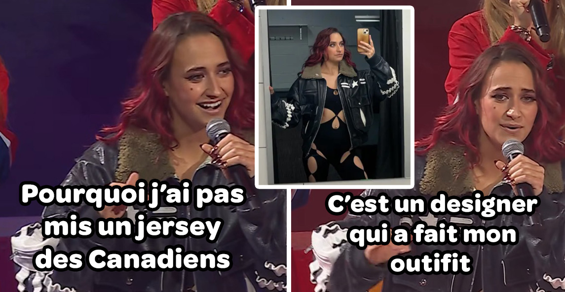 Éléonore Lagacé réplique aux gens qui ont critiqué sa tenue au Centre ...