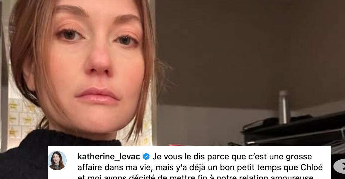 Katherine Levac annonce sa séparation avec Chloé Robichaud