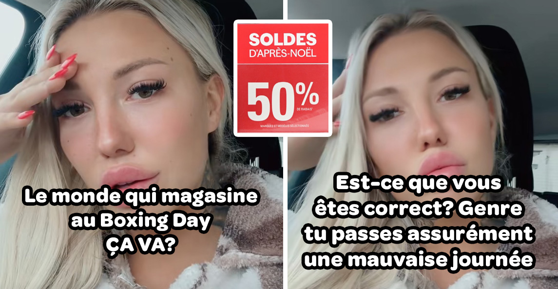 Une fille au Québec ne comprend pas du tout les gens qui magasinent au ...